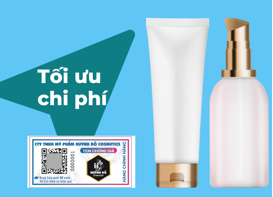 Tối ưu chi phí khi kinh doanh mỹ phẩm với tem điện tử